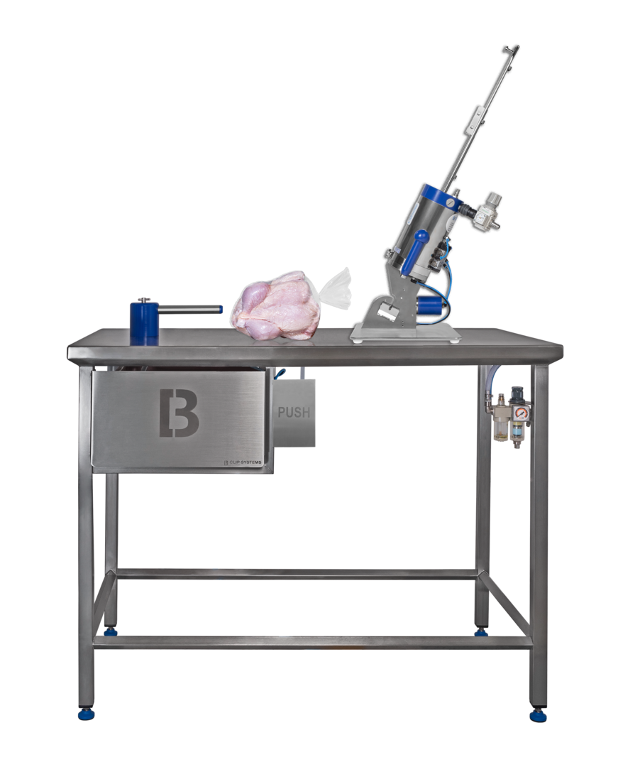 Poultry Packing Table BCS-PPT by BECK CLIP SYSTEMS | BECK Clip Systems